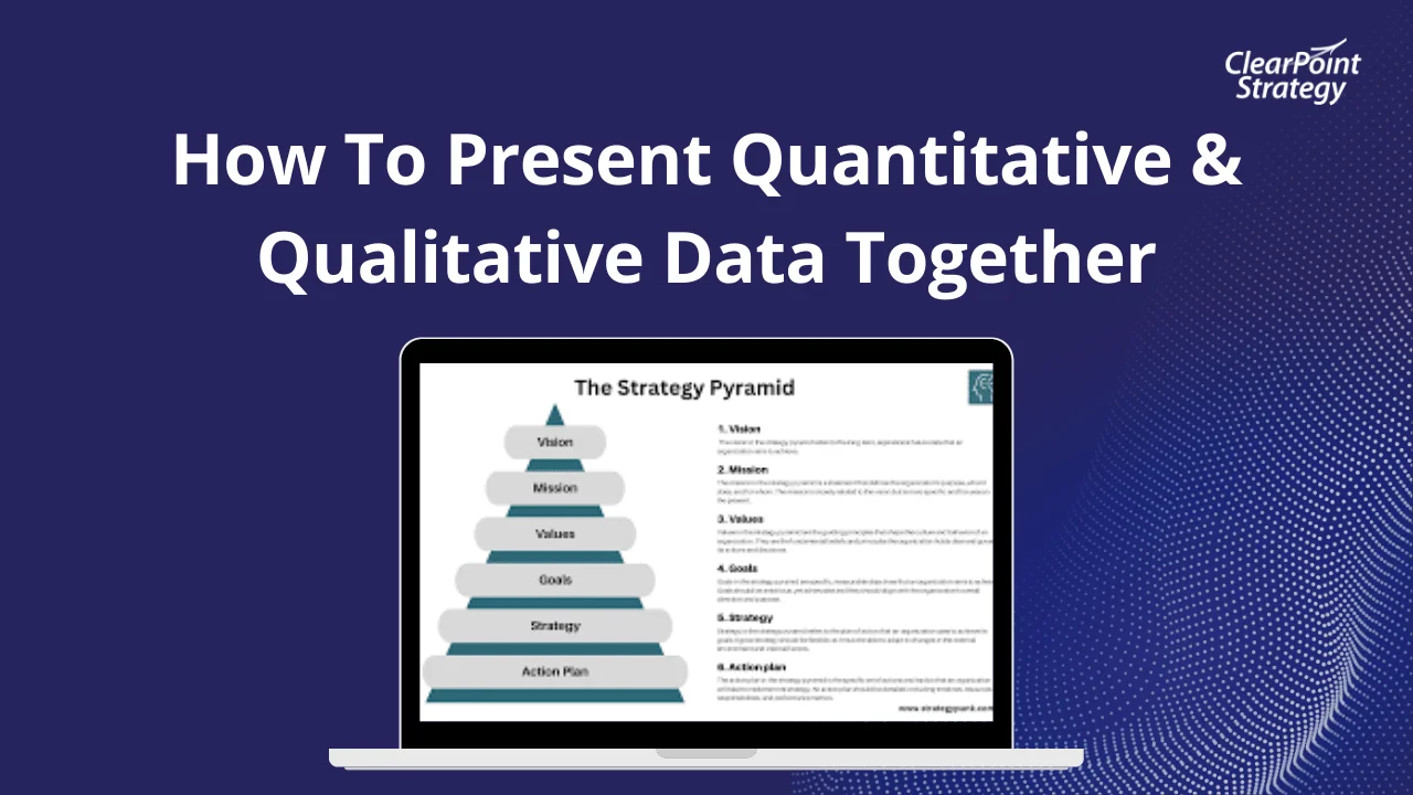 How to Present Quantitative & Qualitative Data in Reports | ClearPoint Strategy Blog